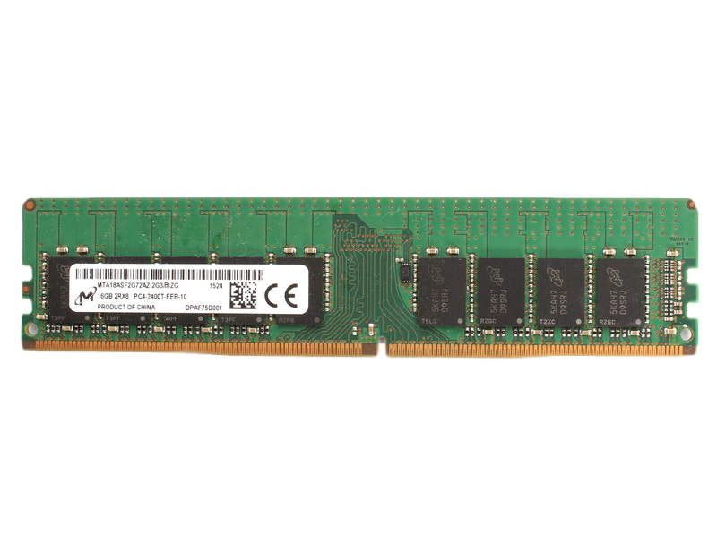 Micron 16GB DDR4-2400 DR x8 ECC EUDIMM | MTA18ASF2G72AZ-2G3B1ZG ...